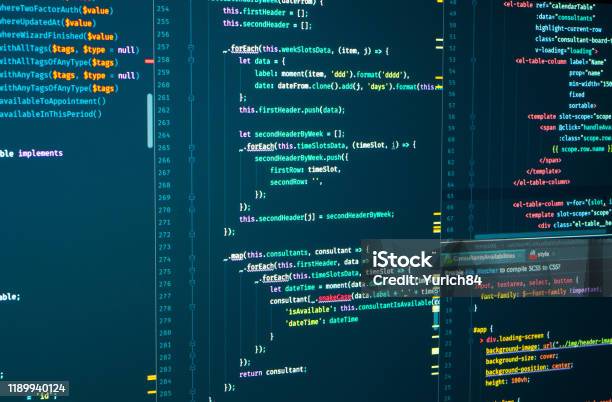 Javascript Source Development Code Script Language For Software Development Digital Java Code