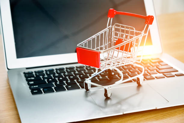 Free Stock Photo of Online Shopping - Shopping Cart on Screen ...