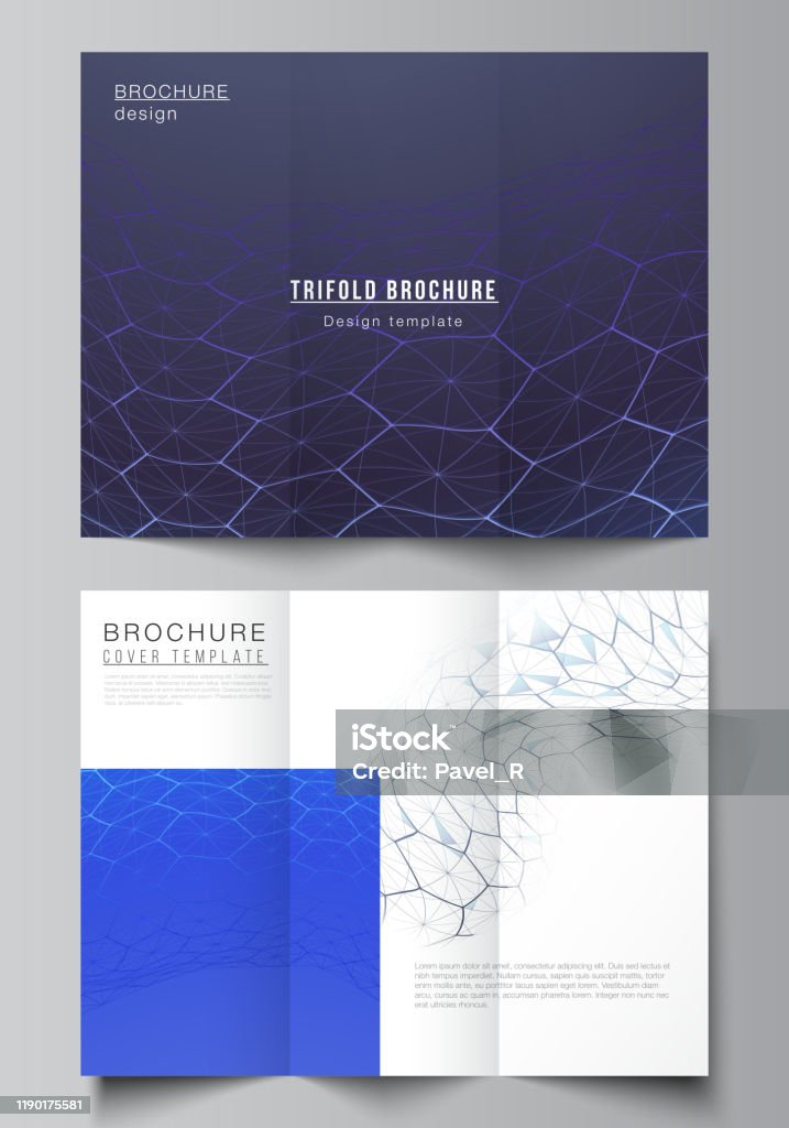 Tata Letak Vektor Template Desain Sampul Kreatif Untuk Brosur Atau