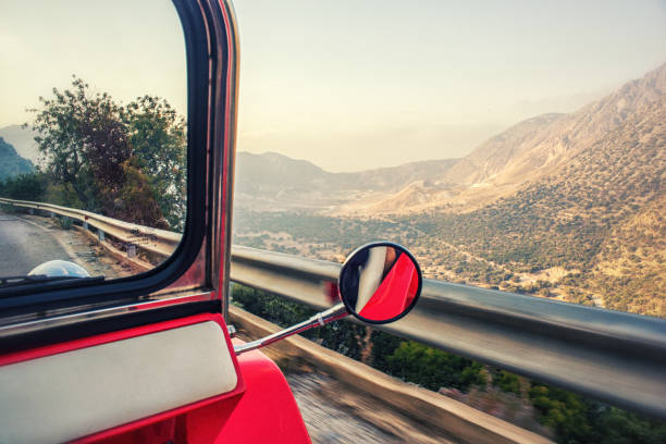 Free Stock Photo of Mountain View from Car Side Mirror | Download Free ...