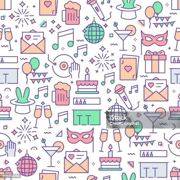 Set Vektor Template Desain Dan Elemen Untuk Pihak Dan Acara Terkait