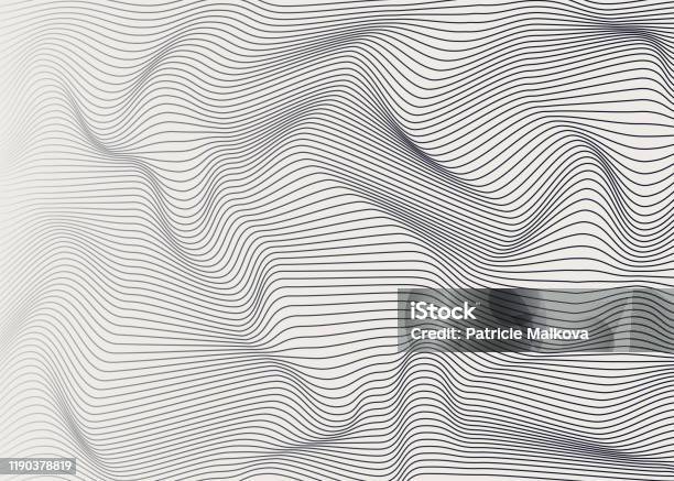 Latar Belakang Vektor Psikedelik Dengan Distorsi Gelombang Hitam Latar ... Latar Belakang Vektor Psikedelik Dengan Distorsi Gelombang Hitam Latar ...