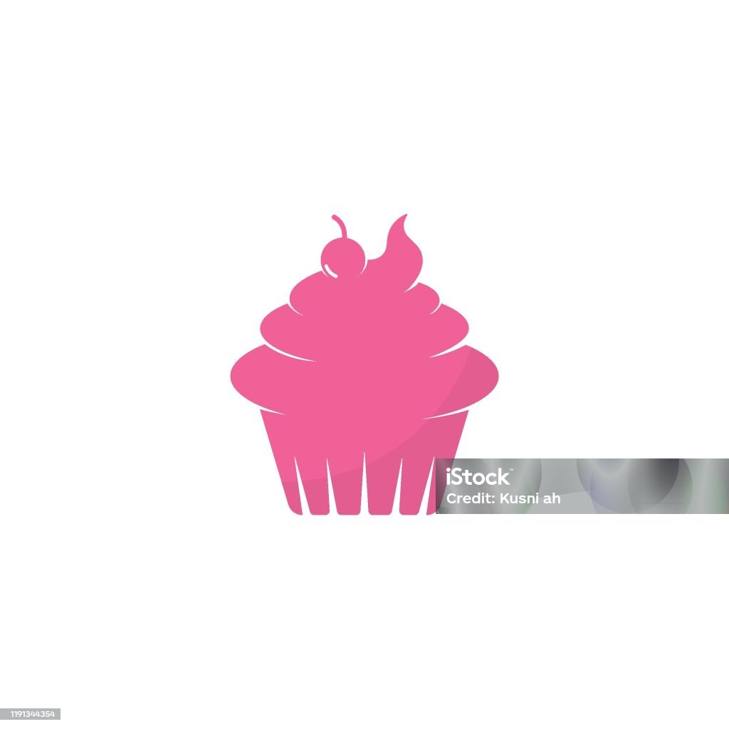 Cupcake Vector Icon Illustration Stock Illustration Download Image