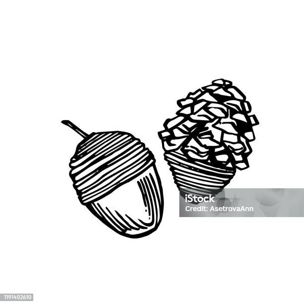 Kerucut Ilustrasi Yang Digambar Dengan Tangan Tahun Baru Dan Elemen
