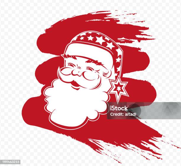 Komposisi Merah Natal Dengan Siluet Wajah Santa Claus Ilustrasi Stok ... Komposisi Merah Natal Dengan Siluet Wajah Santa Claus Ilustrasi Stok ...