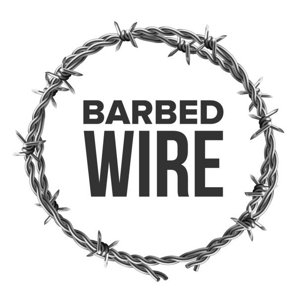 Barbed Wire Circle Clipart