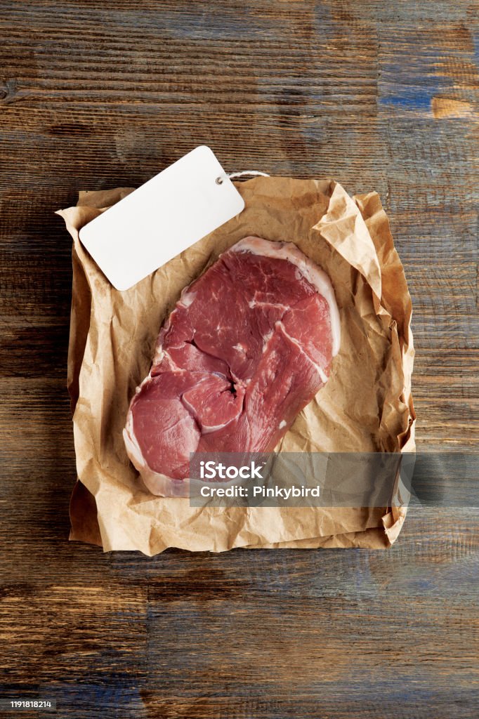 Steak Daging Sapi Mentah Segar Boneless Hip Sirloin Steak Steak Iga