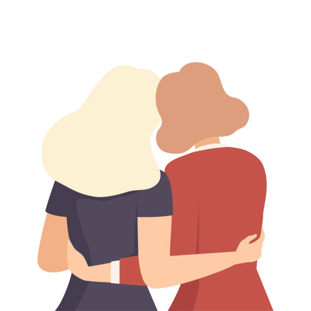 1 400 Supportive Female Friends Illustrations Royalty Free Vector