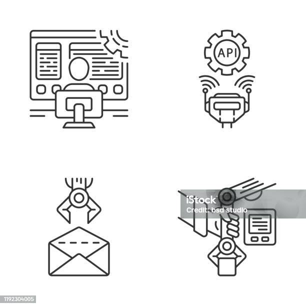 Rpa Linear Icons Set Stock Illustration - Download Image Now - Art ... Rpa Linear Icons Set Stock Illustration - Download Image Now - Art ...