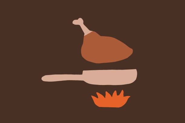 120 Filets De Poulet Au Four Stock Illustrations Graphiques