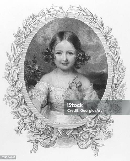 Princess 아델라이데 Of Hohenlohe Langenburg 고풍스런에 대한 스톡 벡터 아트 및 기타 이미지 고풍