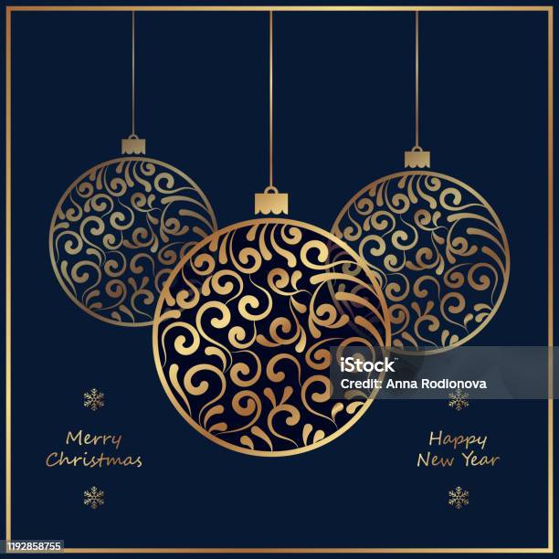 Selamat Natal Atau Selamat Tahun Baru Template Kartu Ucapan Ilustrasi