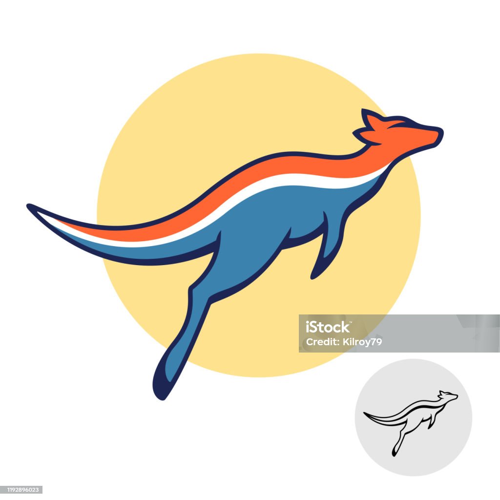 Logo Kanguru Melompat Simbol Dinamis Hewan Australia Ilustrasi Maskot ... Logo Kanguru Melompat Simbol Dinamis Hewan Australia Ilustrasi Maskot ...