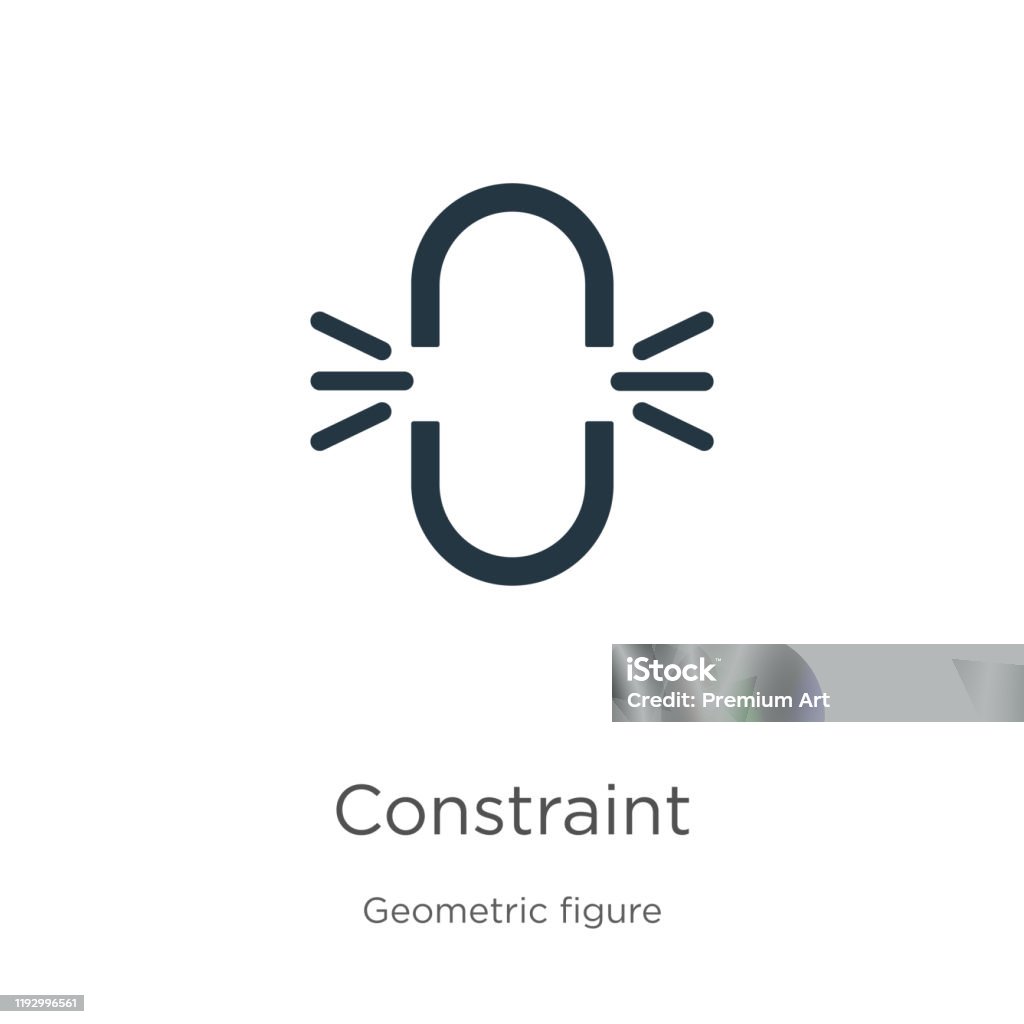 Constraint Icon Vector Trendy Flat Constraint Icon From Geometric ... Constraint Icon Vector Trendy Flat Constraint Icon From Geometric ...