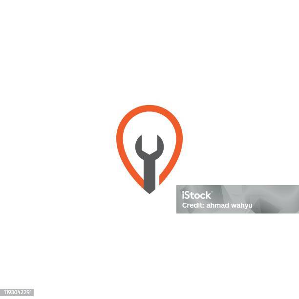 Logo De Loutil Wrench Service Vecteurs Libres De Droits Et Plus D