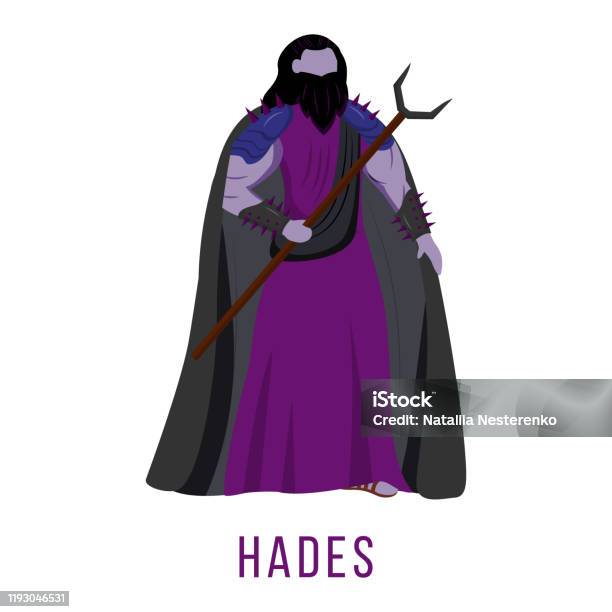 Ilustrasi Vektor Datar Hades Dewa Yunani Kuno Allah Mati Penguasa Dunia ... Ilustrasi Vektor Datar Hades Dewa Yunani Kuno Allah Mati Penguasa Dunia ...