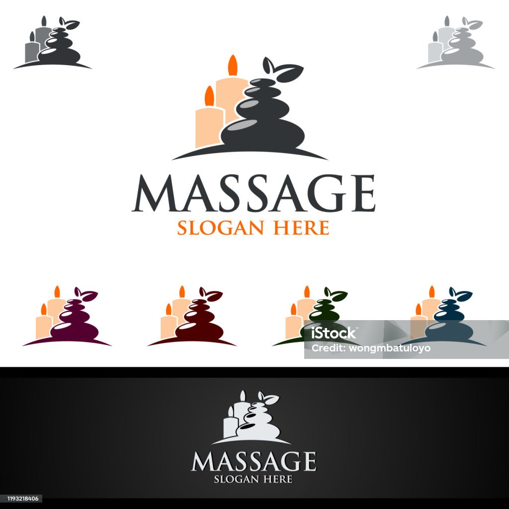 Vetores De Símbolo Da Massagem E Mais Imagens De Logotipo Logotipo Manipulação Quiroprática