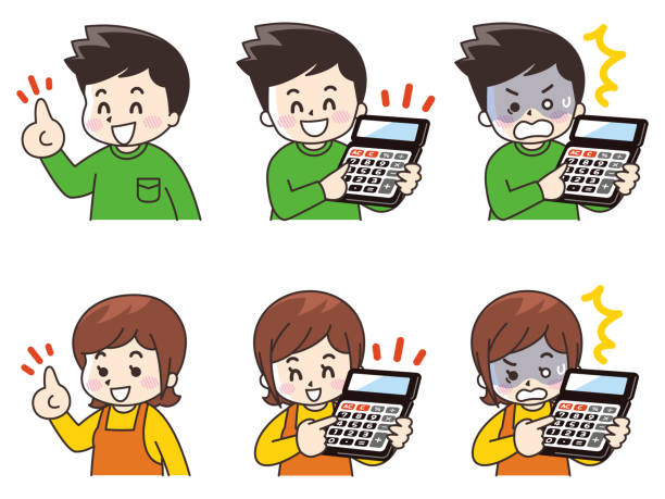 Couple Crunching Numbers Illustrations, Royalty-Free Vector Graphics ... Couple Crunching Numbers Illustrations, Royalty-Free Vector Graphics ...