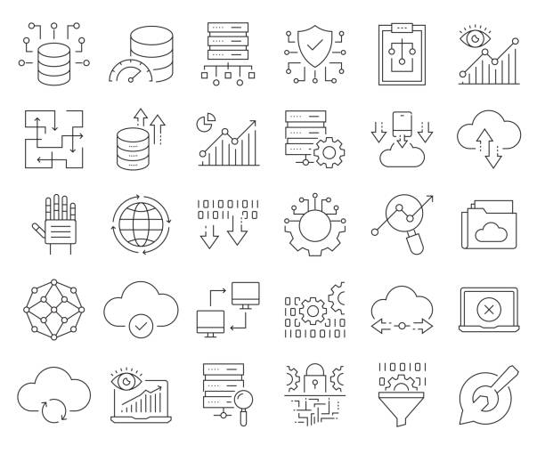 880 Big Data Stream Futuristic Infographic Illustrations Royalty Free Vector Graphics And Clip