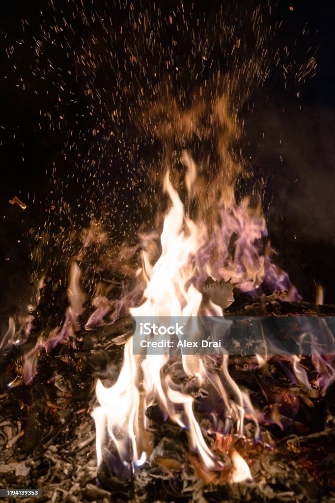A Low Light Underexposed Photo Of Burning Fire Stock Photo - Download ... A Low Light Underexposed Photo Of Burning Fire Stock Photo - Download ...