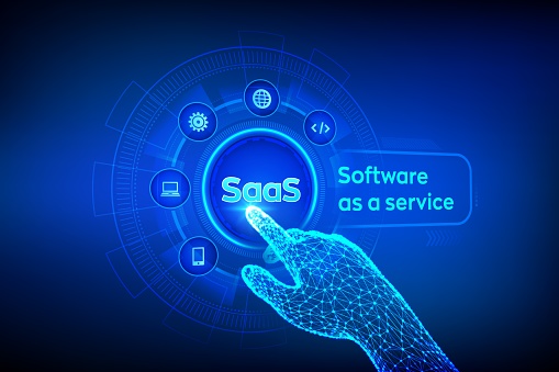 Saas Perangkat Lunak Sebagai Layanan Konsep Internet Dan Teknologi Di