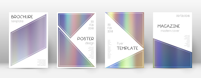 Flyer Layout Triangle Terrific Template For Broch Stock Illustration ... Flyer Layout Triangle Terrific Template For Broch Stock Illustration ...