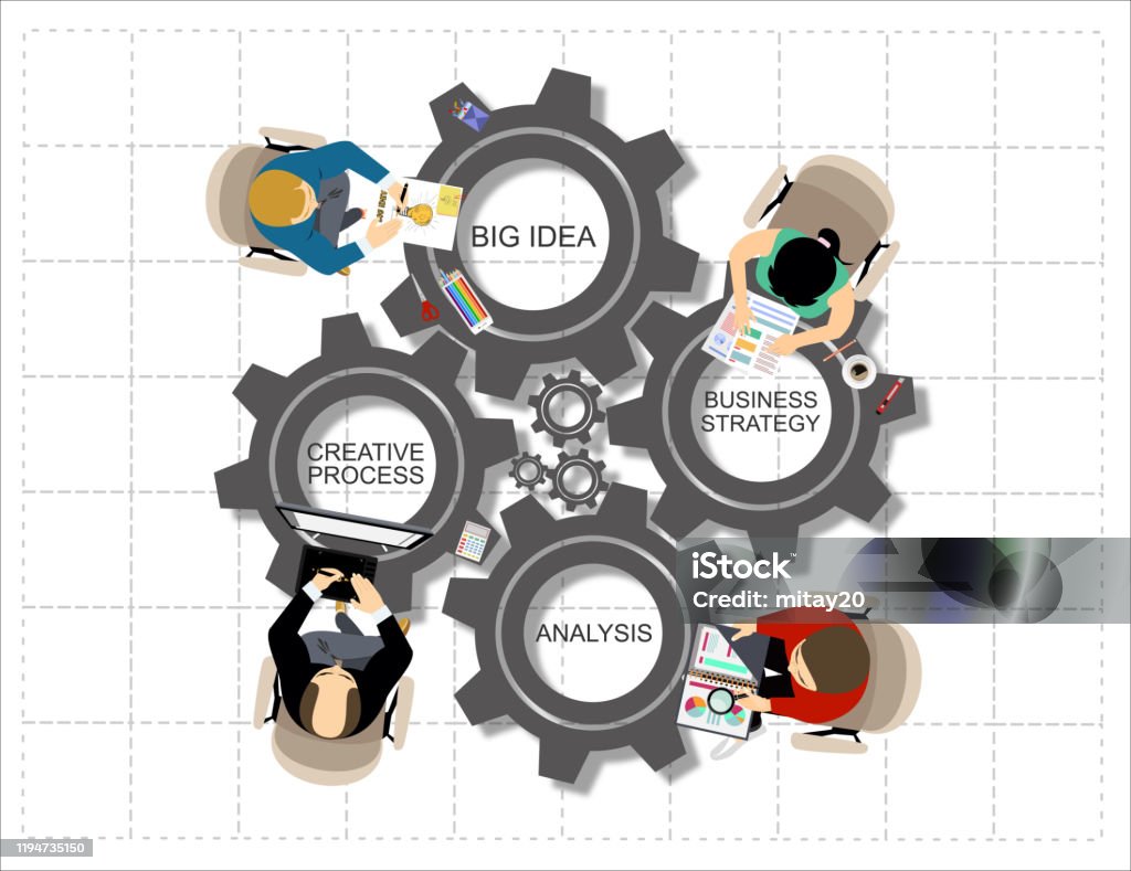 Concepts Dillustration De Conception Plate Pour Lanalyse Et La