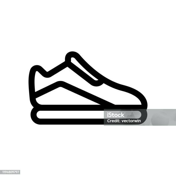 Vecteur Dicône De Baskets Illustration Dillustration Isolée De Symbole