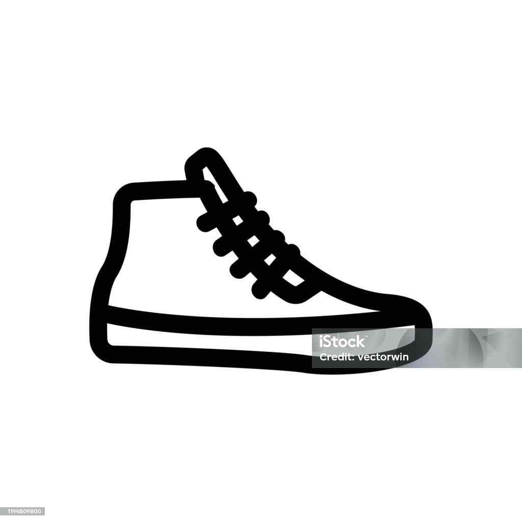 Vecteur Dicône De Baskets Illustration Dillustration Isolée De Symbole