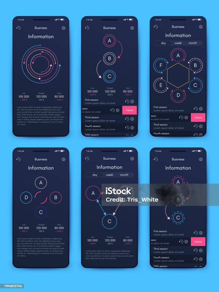 Éléments Vecteurs Infographiques Modernes Pour Les Brochures Daffaires