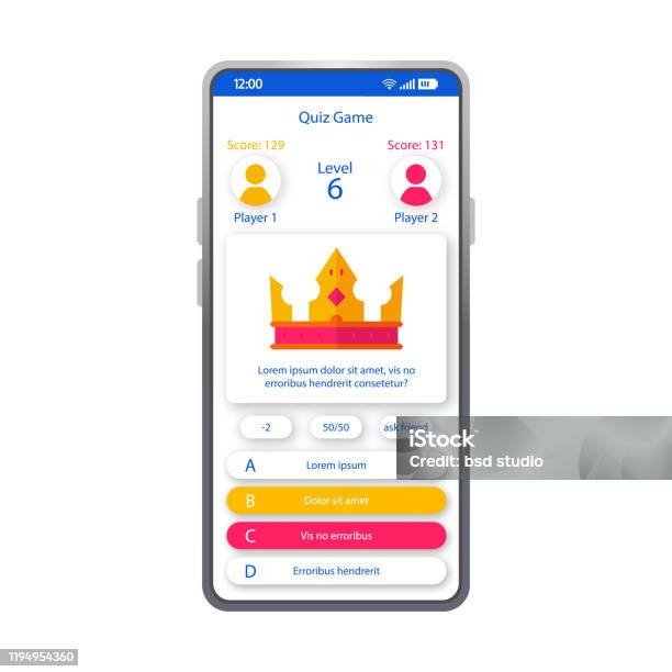 Vetores de Modelo De Vetor De Interface De Smartphone De Quiz Online e ... Vetores de Modelo De Vetor De Interface De Smartphone De Quiz Online e ...