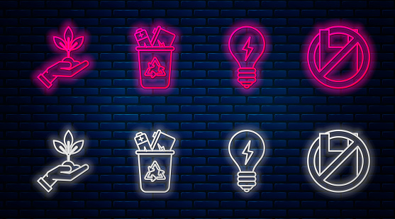 Atur Garis Recycle Bin Dengan Simbol Daur Ulang Bola Lampu Dengan ... Atur Garis Recycle Bin Dengan Simbol Daur Ulang Bola Lampu Dengan ...