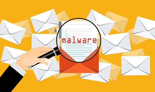 Konsep Virus Pembajakan Peretasan Dan Keamanan Amplop Dengan Walware