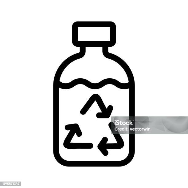Vecteur Dicône Deau Purifié Illustration Dillustration Isolée De