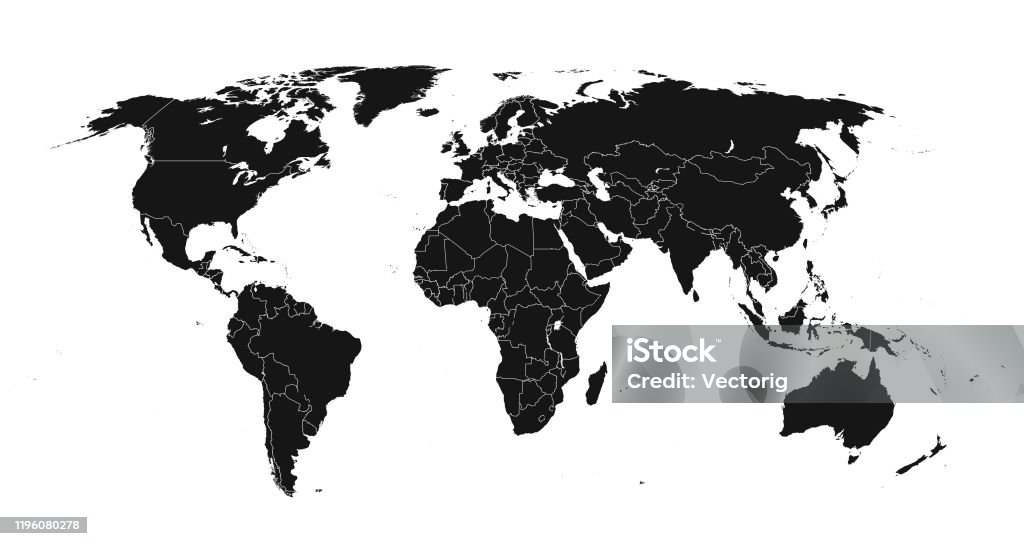 Vetores De Mapa Da Terra E Mais Imagens De Antártica Antártica As Américas Austrália Istock