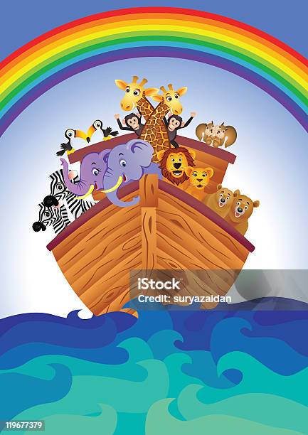 Noah 왜고너의 방주 방주에 대한 스톡 벡터 아트 및 기타 이미지 방주 노아 만화 Istock
