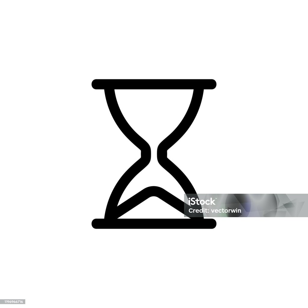 Vecteur Dicône De Sablier Illustration Dillustration Isolée De Symbole