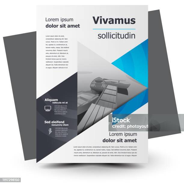 Desain Brosur Flyer Ukuran Selebaran Bisnis Template A4 Selebaran