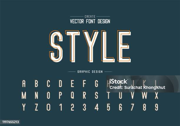 Font Garis Dengan Bayangan Putih Dan Vektor Alfabet Jenis Huruf Dan ... Font Garis Dengan Bayangan Putih Dan Vektor Alfabet Jenis Huruf Dan ...