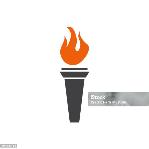 Vektor Template Desain Ikon Obor Terisolasi Ilustrasi Stok - Unduh ... Vektor Template Desain Ikon Obor Terisolasi Ilustrasi Stok - Unduh ...