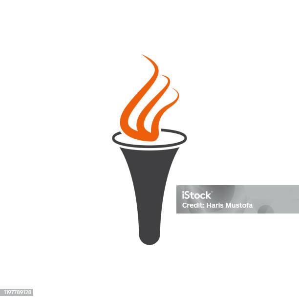 Vektor Template Desain Ikon Obor Terisolasi Ilustrasi Stok - Unduh ... Vektor Template Desain Ikon Obor Terisolasi Ilustrasi Stok - Unduh ...