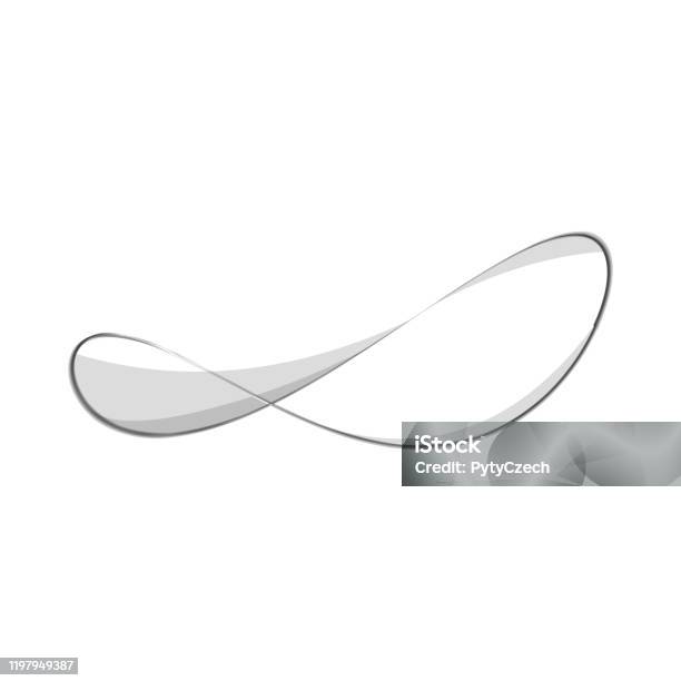 Symbole Dinfini De Plusieurs Lignes Noires Minces Concept Dinfini Sans