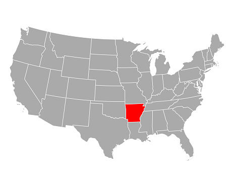 Ilustración de Mapa De Arkansas En Eeuu y más Vectores Libres de ... Ilustración de Mapa De Arkansas En Eeuu y más Vectores Libres de ...