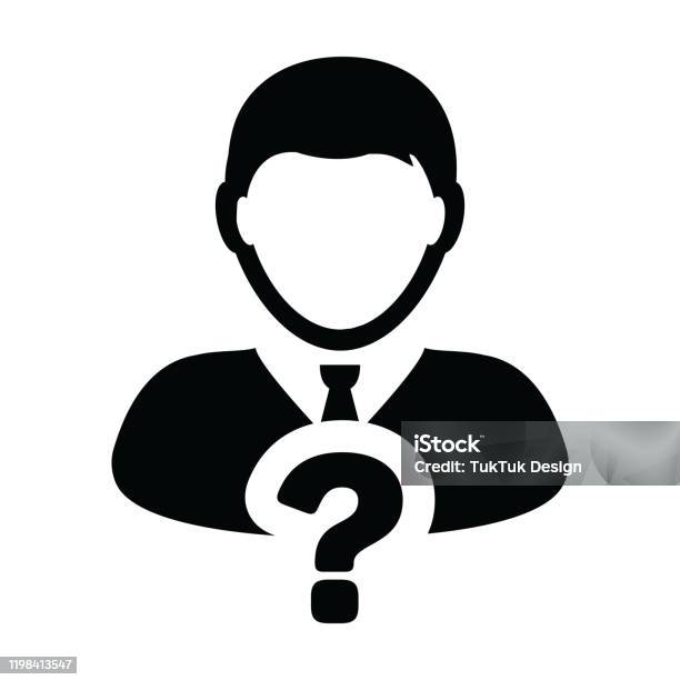 Tanda Tanya Vektor Ikon Topik Dengan Simbol Avatar Profil Orang ... Tanda Tanya Vektor Ikon Topik Dengan Simbol Avatar Profil Orang ...