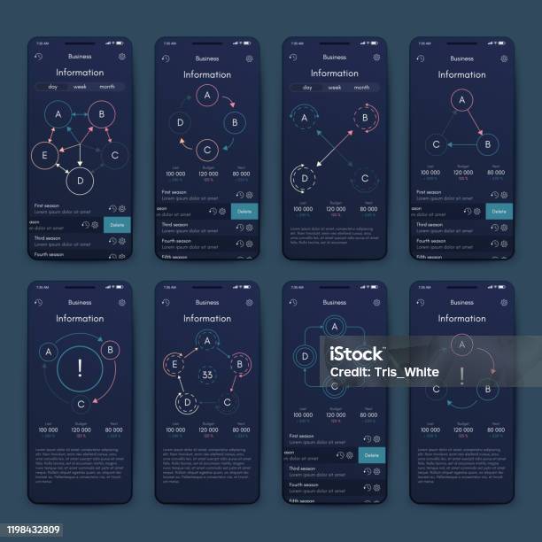 Éléments Vecteurs Infographiques Modernes Pour Les Brochures Daffaires