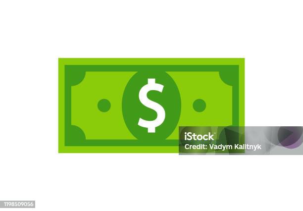 Signe De Dollar De Vecteur Icône De Dollar Dargent Symbole De Billet De