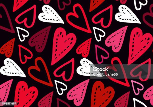 Indah Tangan Abstrak Digambar Doodle Pola Latar Belakang Tekstur Kain