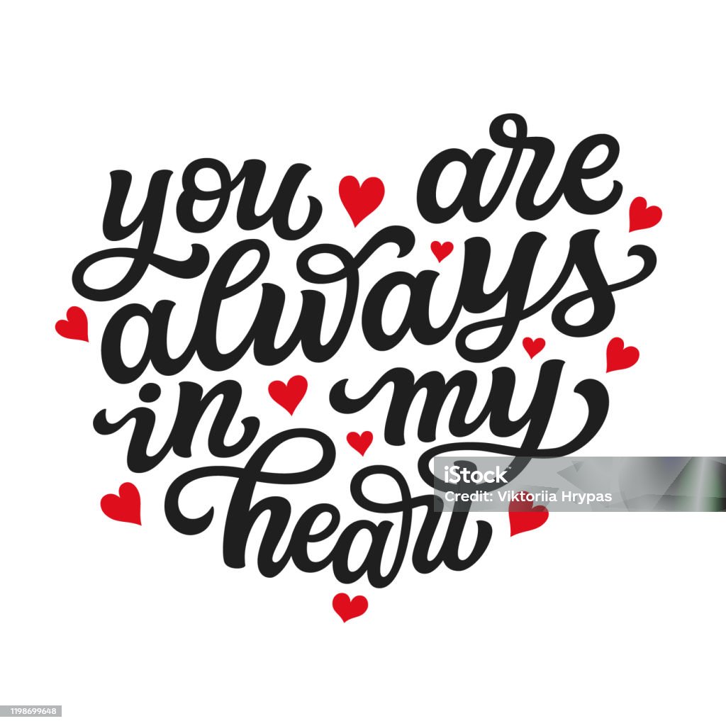 You Are Always In My Heart Stock Illustration Download Image Now