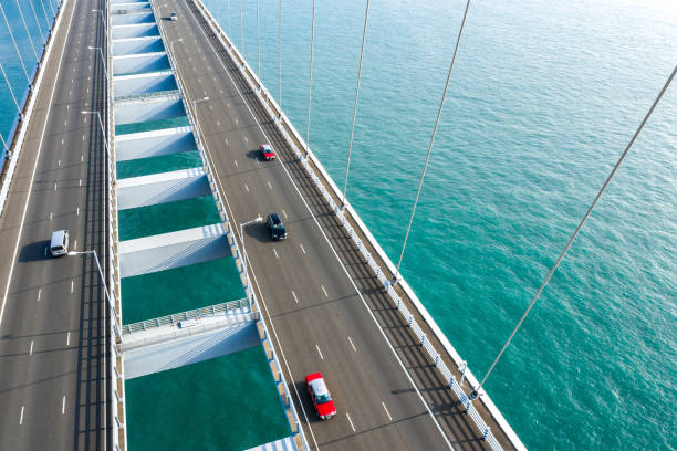 Free picture: architecture, bridge, infrastructure, sea, suspension ...