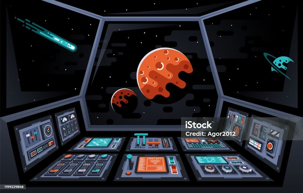 Dasbor Panel Kontrol Di Bagian Dalam Pesawat Ruang Angkasa Ilustrasi ... Dasbor Panel Kontrol Di Bagian Dalam Pesawat Ruang Angkasa Ilustrasi ...